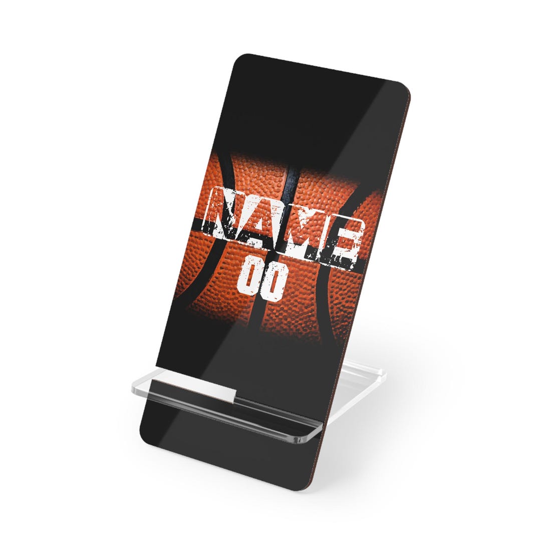 Personalized Basketball Mobile Display Stand for Smartphones, Phone ...