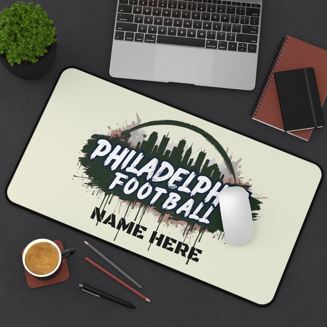 Personalized Philadelphia Football Desk Mat - Etsy
