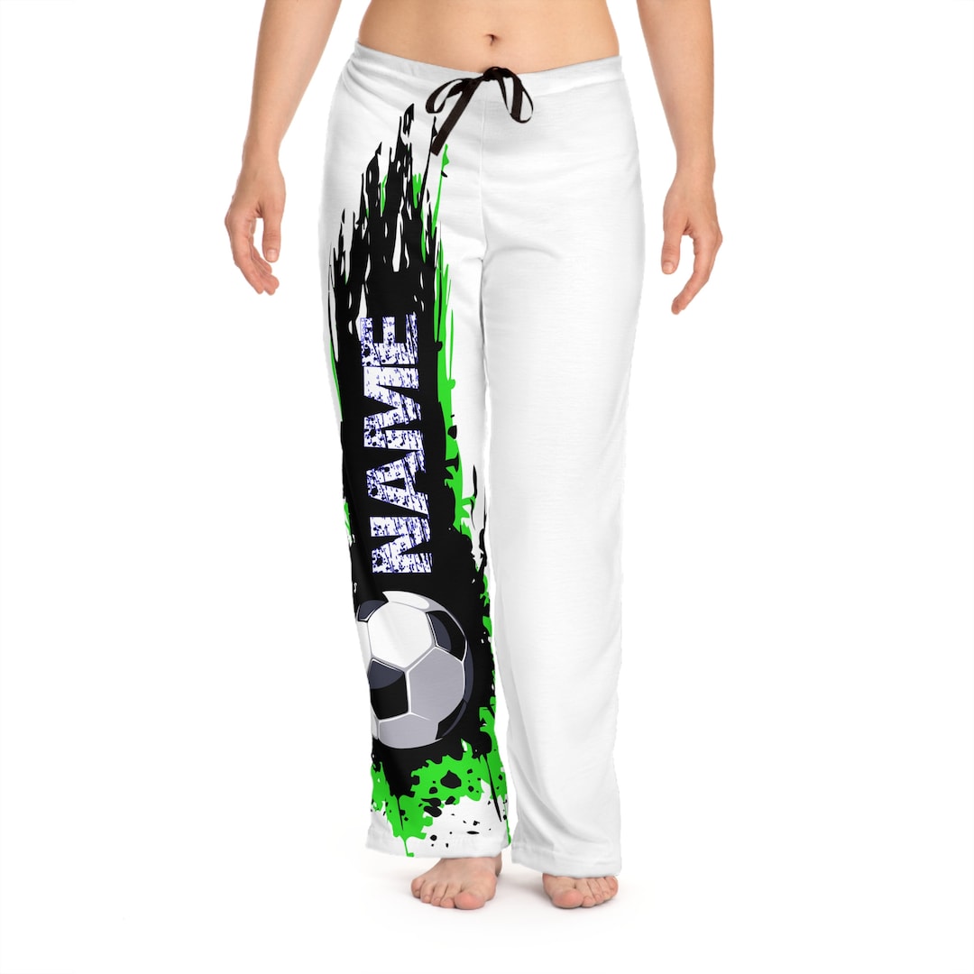 Personalized Soccer Women's Pajama Pants Custom Pants - Etsy