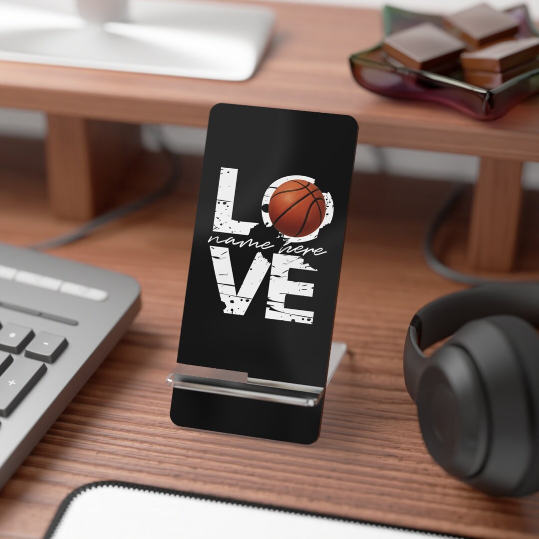 Personalized Basketball Mobile Display Stand for Smartphones - Etsy