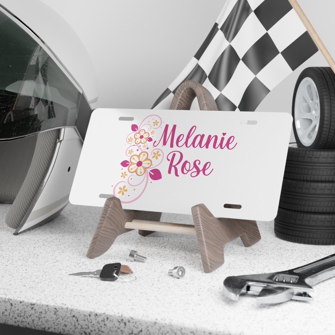 Personalized Vanity Plate, License Plate Personalized Car Accessories ...
