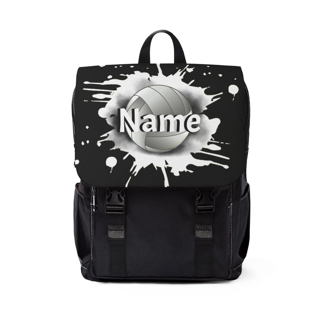Personalized Volleyball Backpack, Sports Fan Gift, Custom Name Bag ...