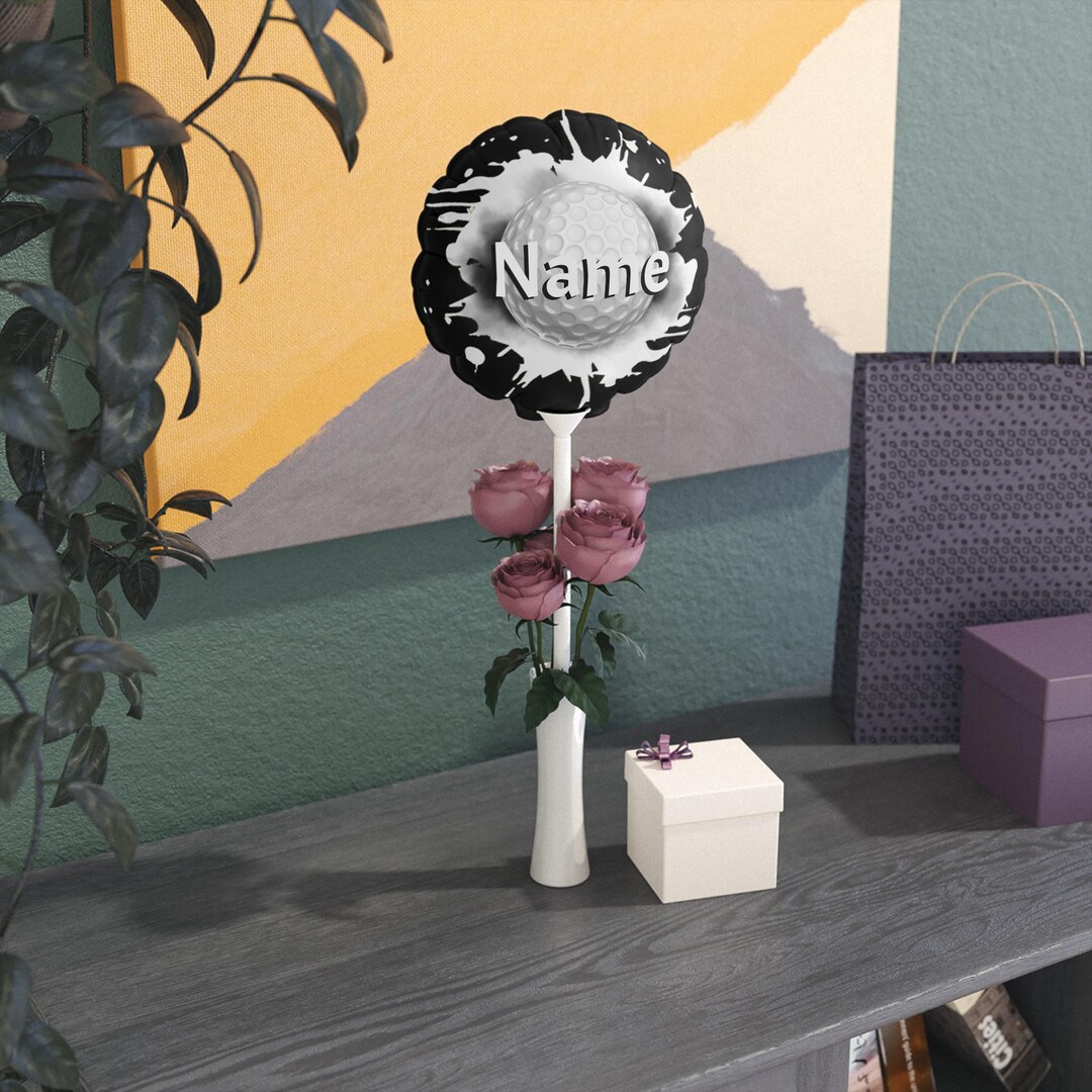 Personalized Golf Balloons round and Heart-shaped, 6, Custom Balloon ...