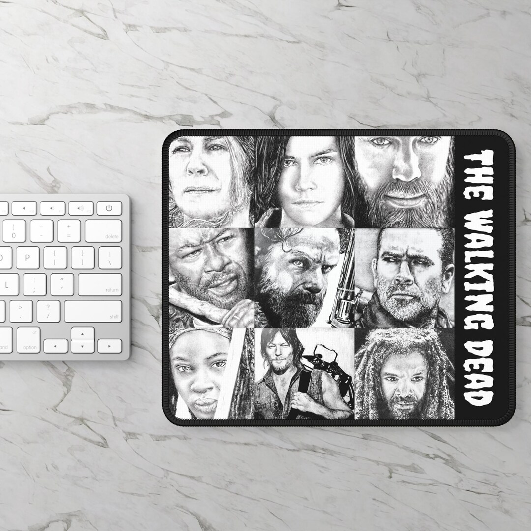 The Walking Dead Gaming Mouse Pad - Etsy