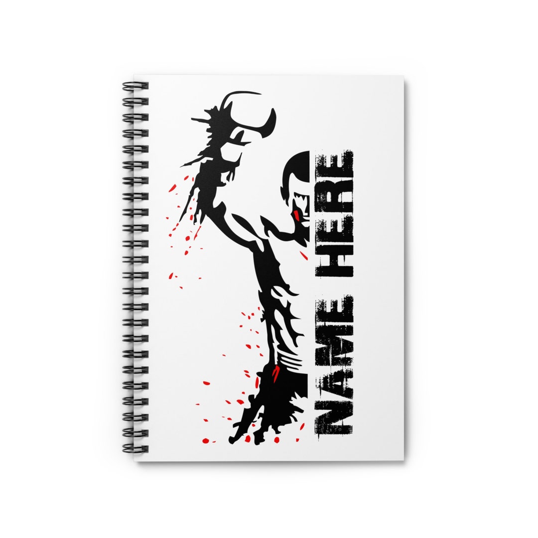Personalized Boxing Spiral Notebook Ruled Line, Journal, Writing ...