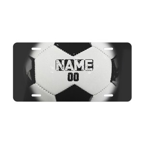 Personalized Soccer License Plate, Vanity Plate, Custom License Plate ...