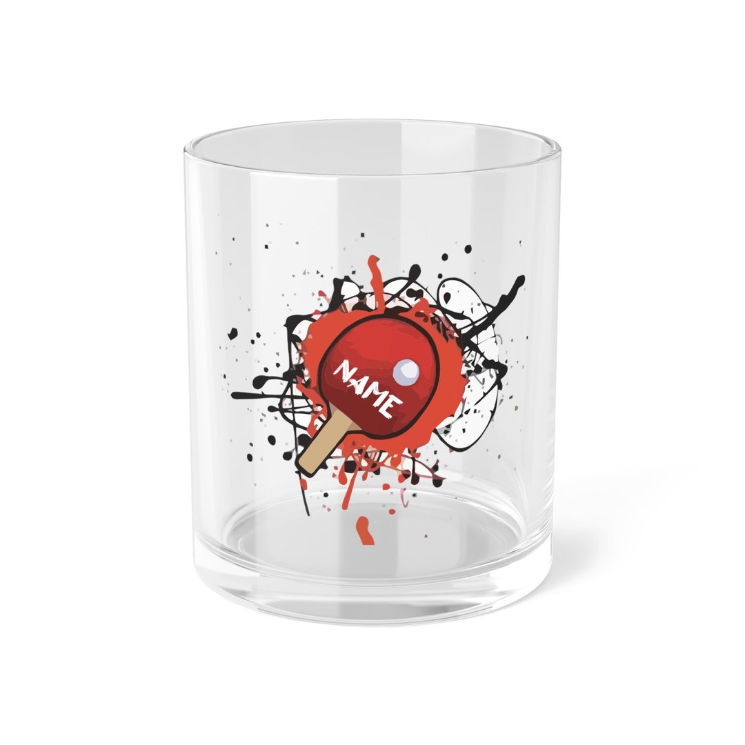 Personalized Ping Pong Bar Glass Bar Glass Glass Home - Etsy