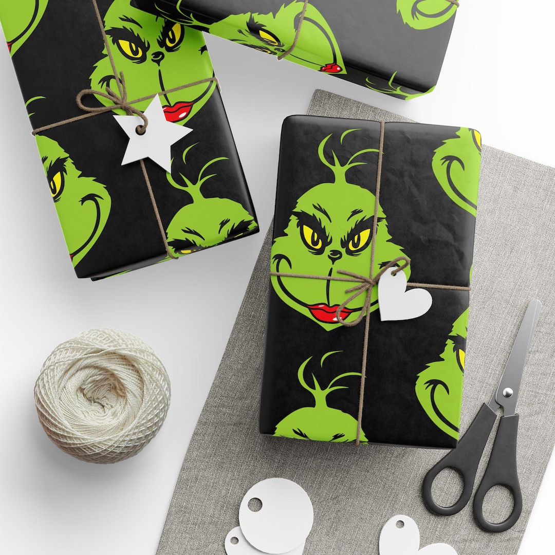 Mrs. Grinch Christmas Wrapping Papers, Grinch, Christmas, Holiday ...