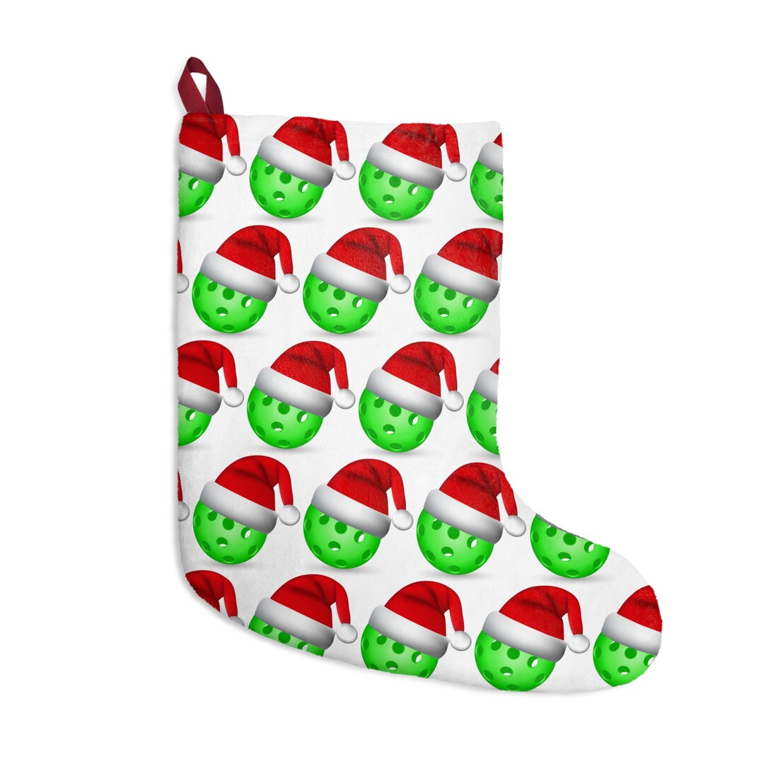 Pickle Ball Christmas Stockings, Christmas, Holiday, Holiday Stocking ...