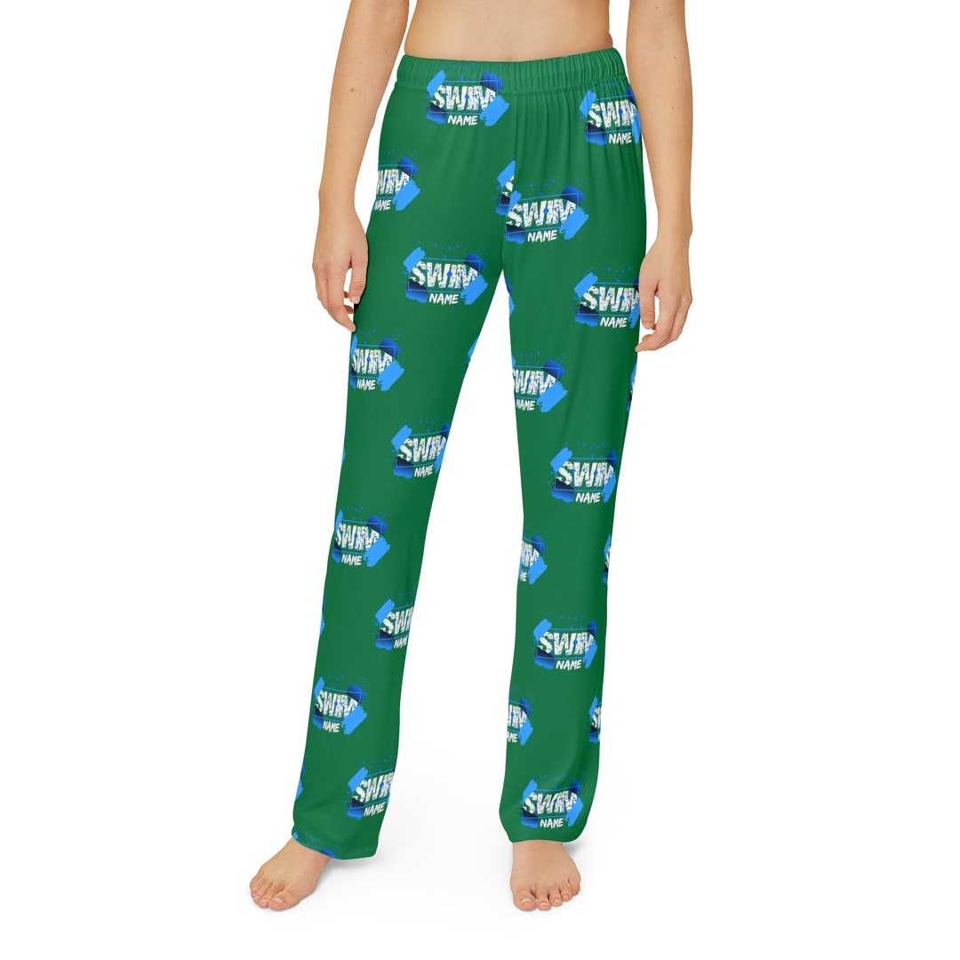 Personalized Swim Team Kids Pajama Pants Children's PJ - Etsy