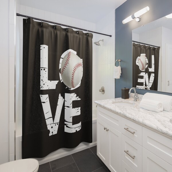 Baseball Curtains - Etsy