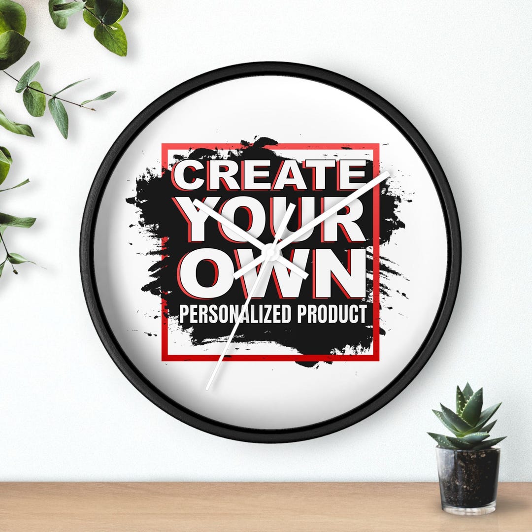 DIY Wall Clock Kit, Personalized Clock, Customizable Home Decor, Make ...