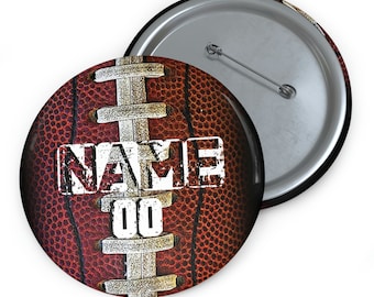 Personalized Football Pin Tailgating Football Theme - Etsy