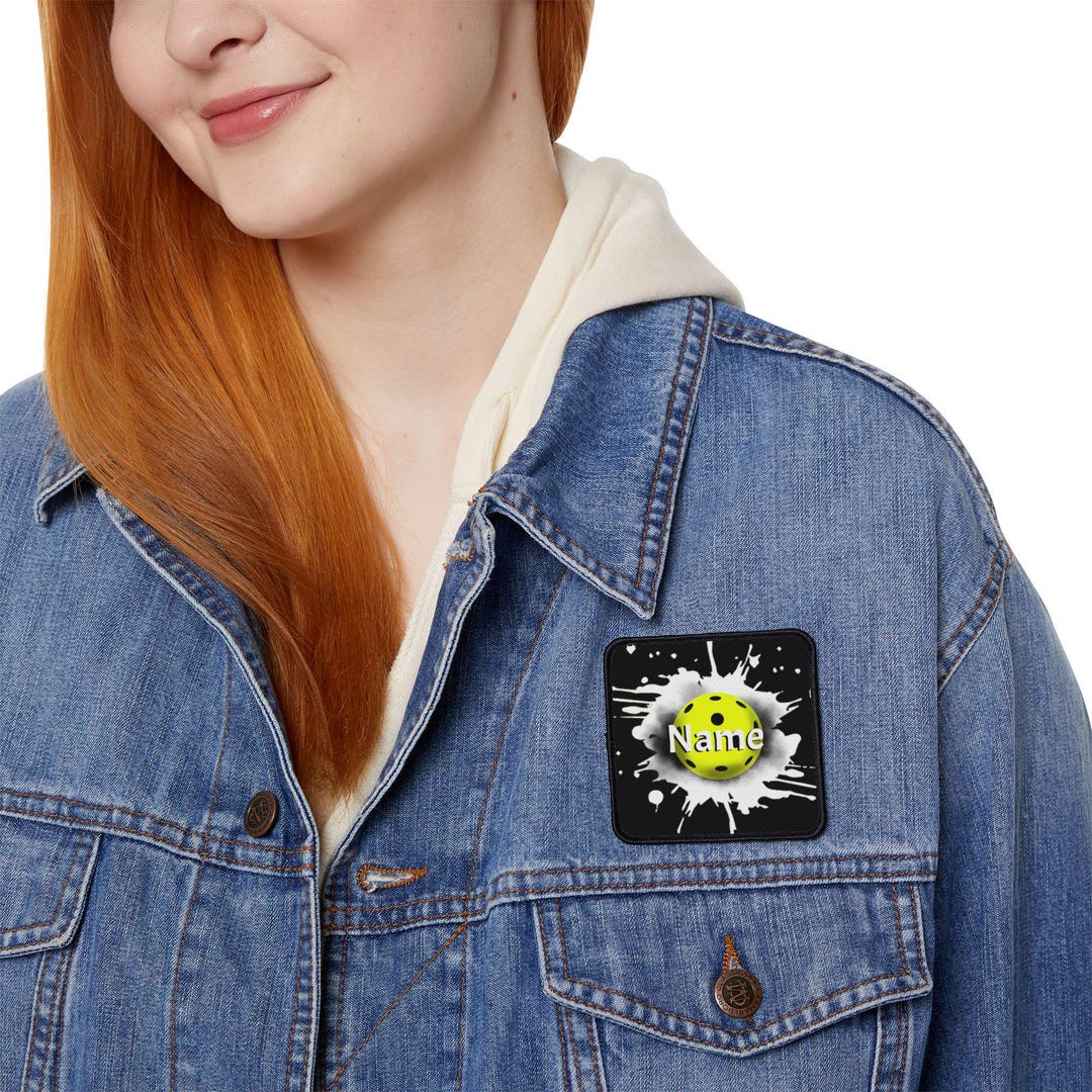 Personalized Pickle Ball Iron-on Patches, Custom Patch, Personalized ...