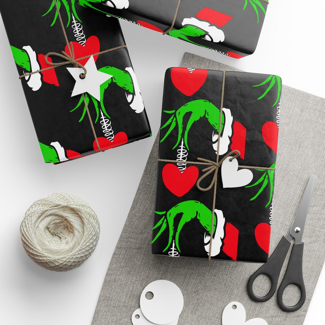 Christmas Wrapping Papers, Grinch, Christmas, Holiday, Grinch Warpping ...