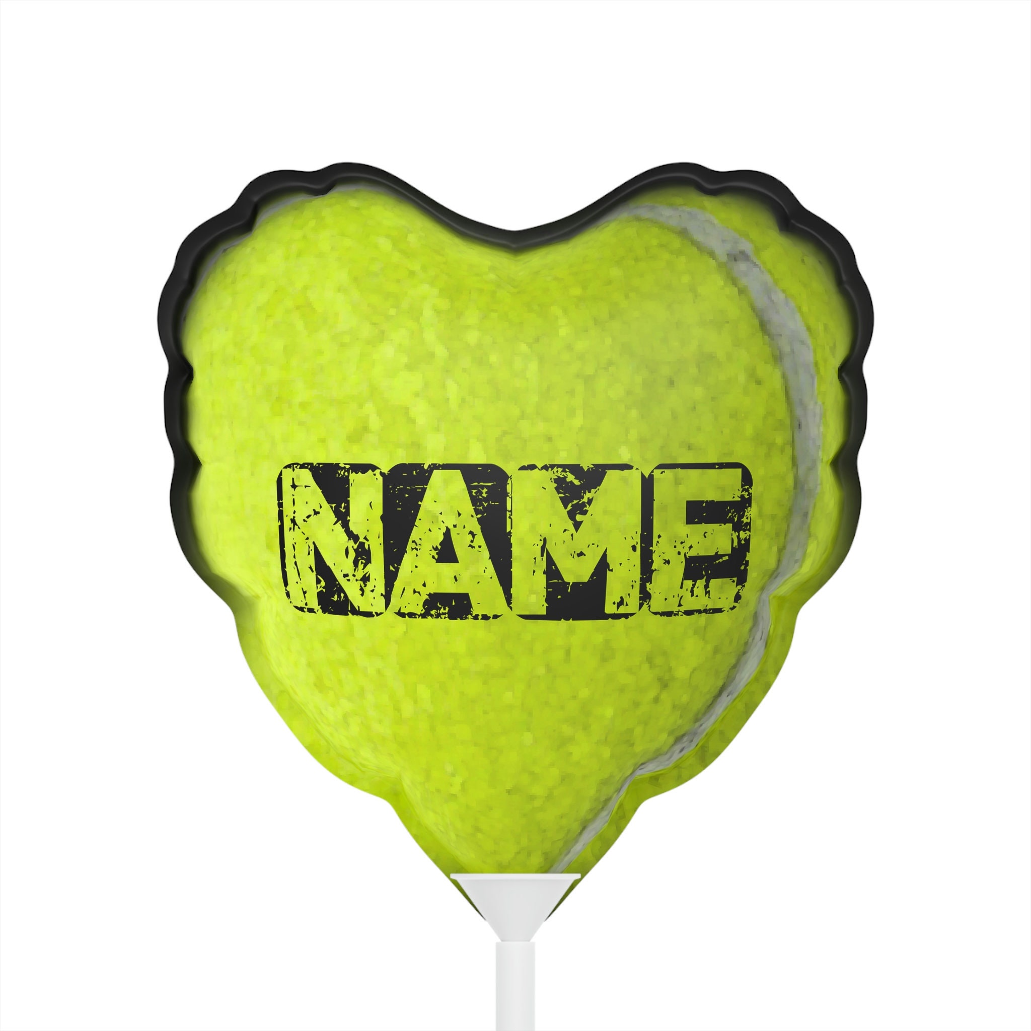 Personalized Tennis Balloons round and Heart-shaped - Etsy