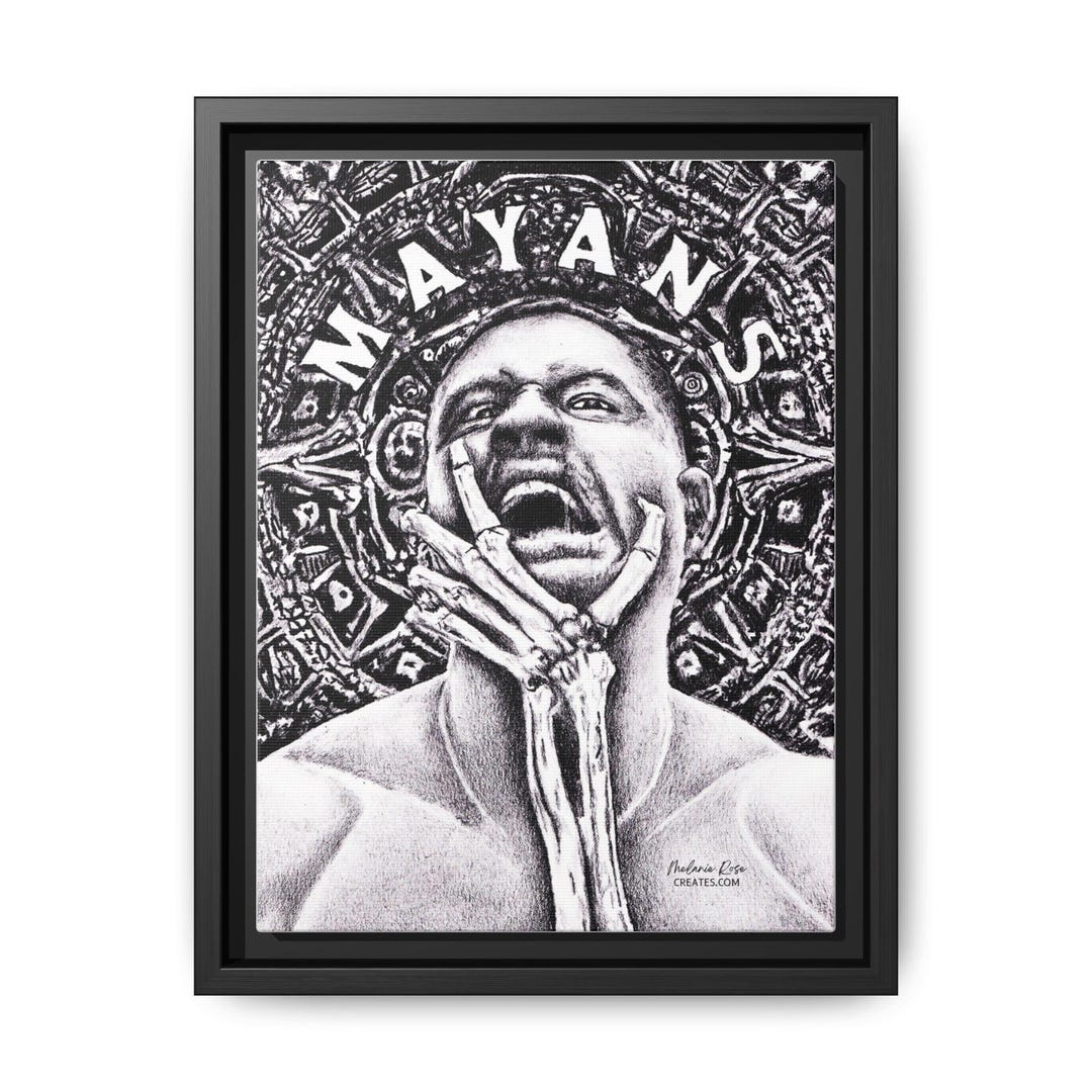 Mayans Fan Art Framed Canvas Print, Collector Gift - Etsy