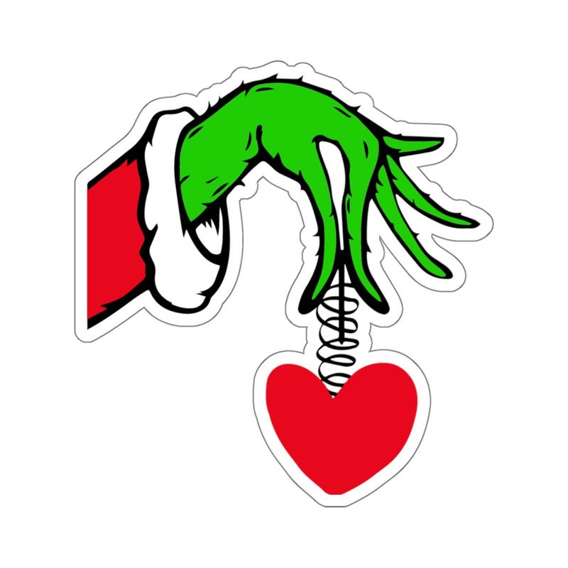 The Grinch Stickers - Etsy