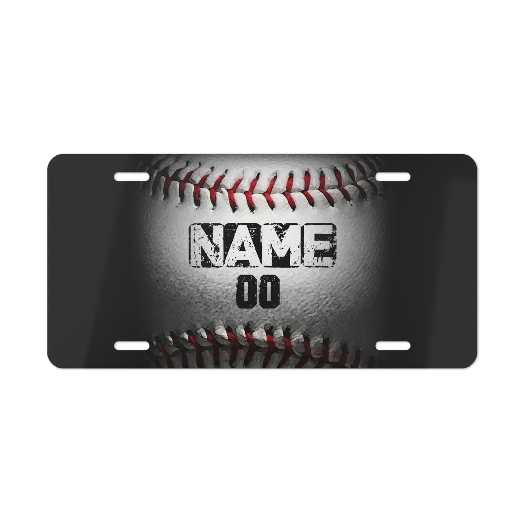 Personalized Baseball License Plate, Vanity Plate, Custom License Plate ...