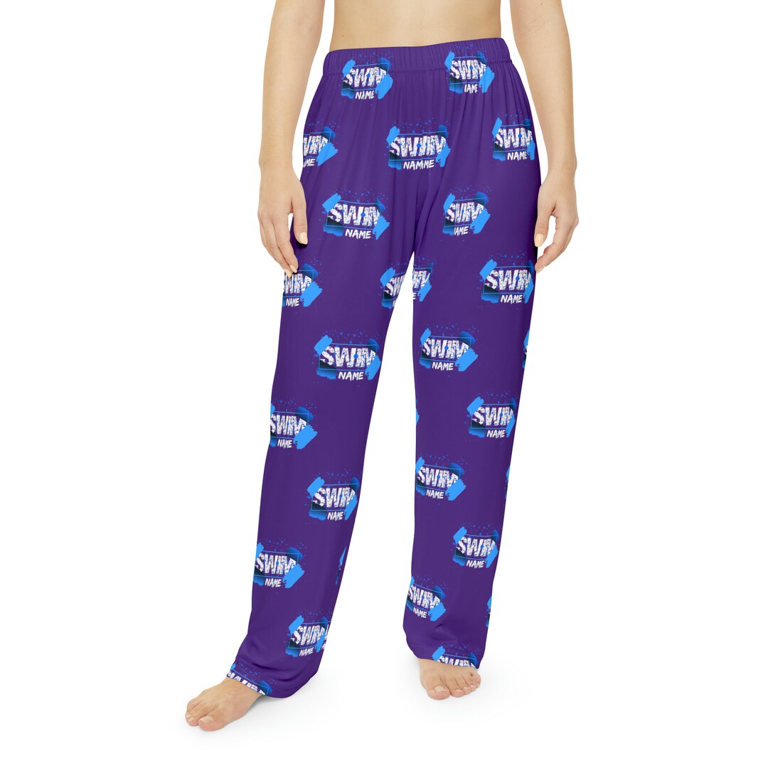 Personalized Swim Team Women's Pajama Pants Womens Pj - Etsy