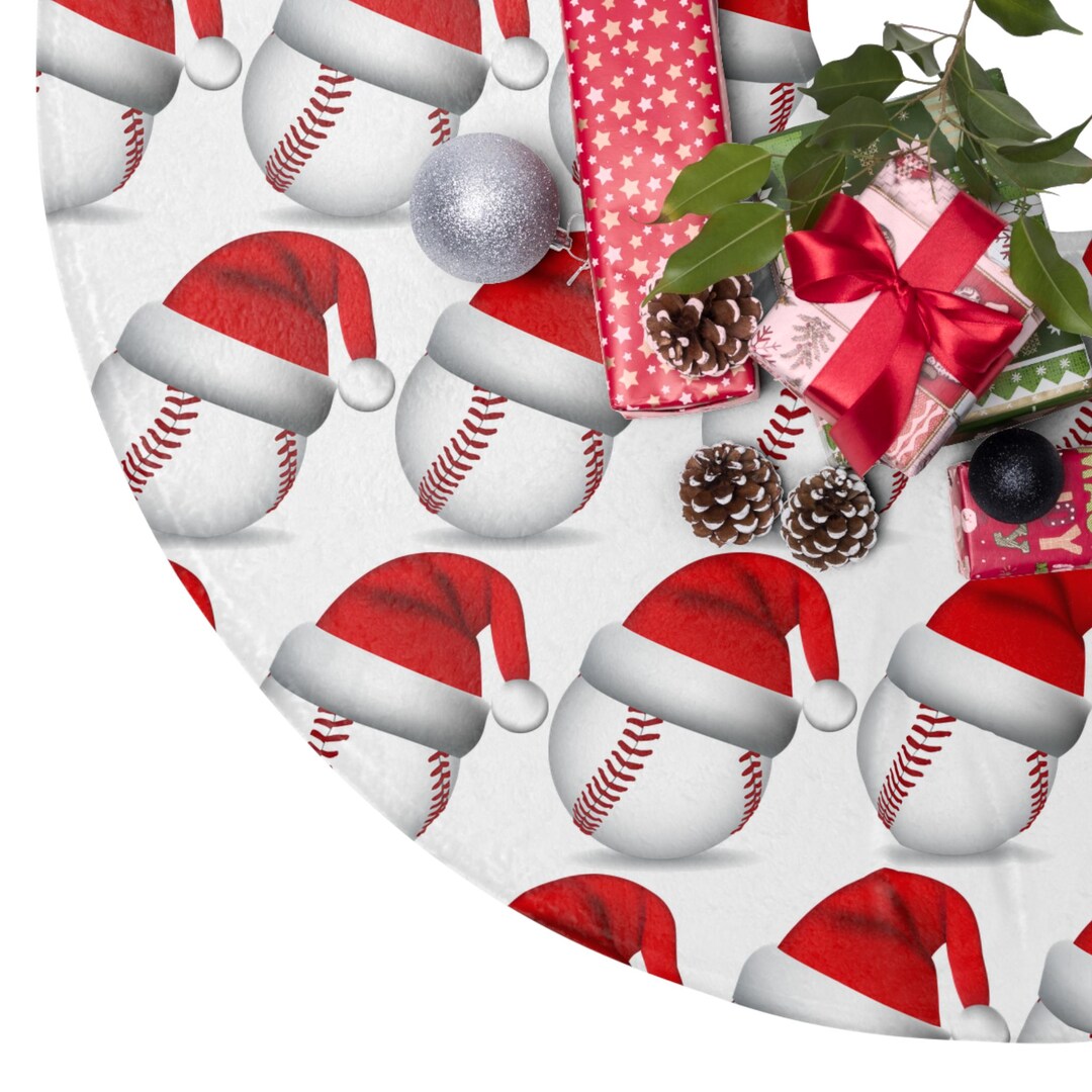 Baseball Christmas Tree Skirts, Christmas, Holiday, Christmas Decor ...