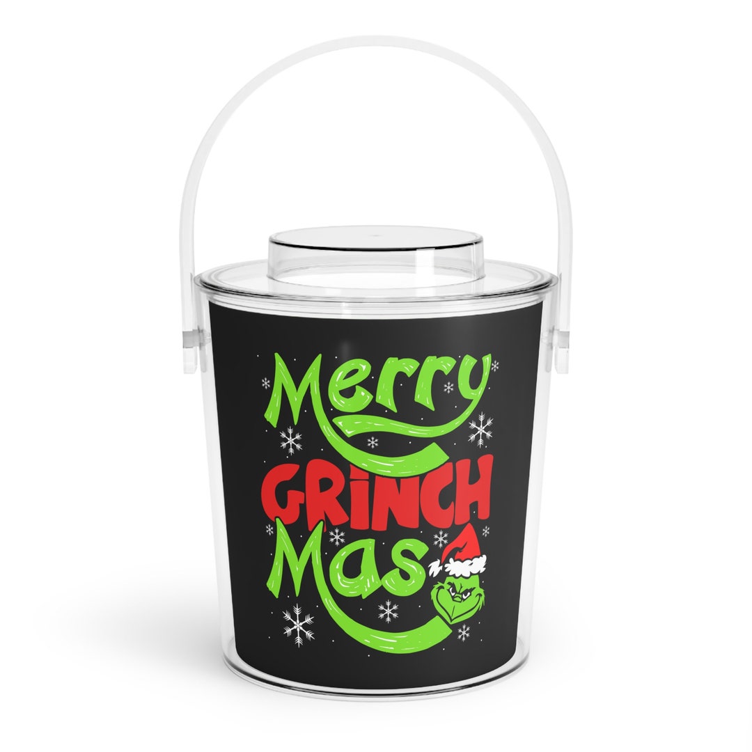 Grinch Ice Bucket With Tongs, Party Supplies, Ice Bucket, Party, Party ...