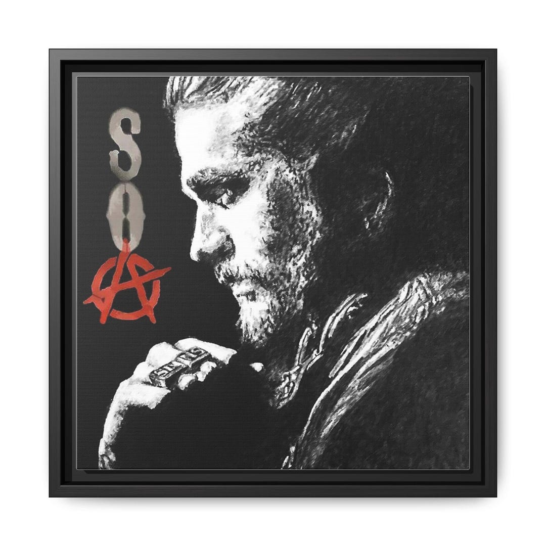 Copy of Sons of Anarchy Fan Art Matte Canvas, Framed (multi-color ...