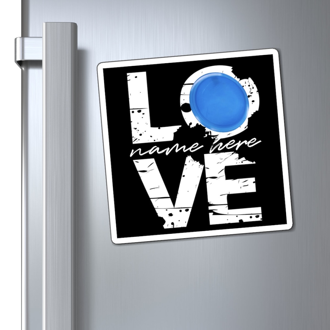 Personalized Disc Golf Magnets Custom Magnets Refriderator - Etsy