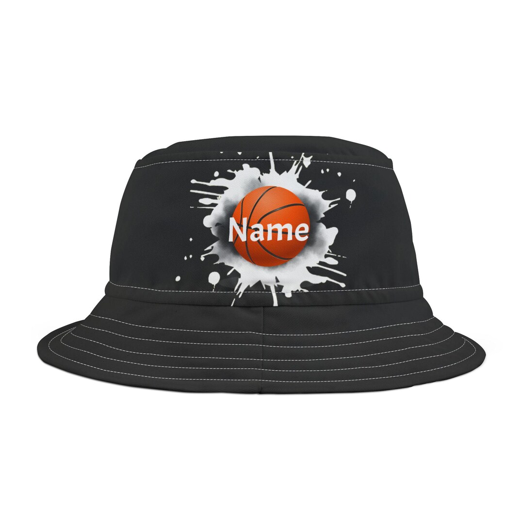 Personalized Basketball Bucket Hat (AOP), Custom Hat, Personalized Hat ...