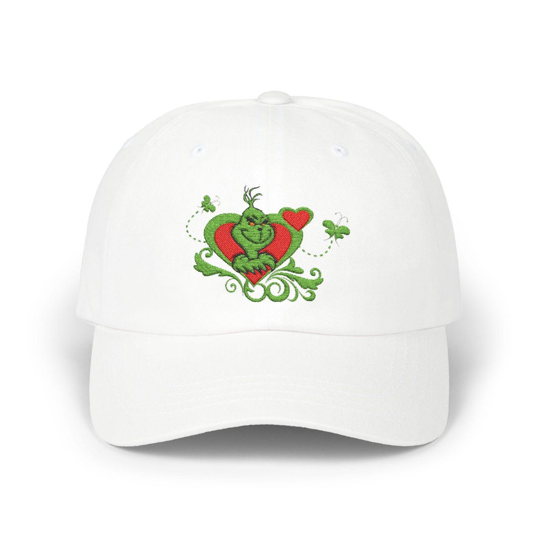 Christmas Classic Dad Cap, Grinch, Christmas, Holiday, Grinch Hat ...