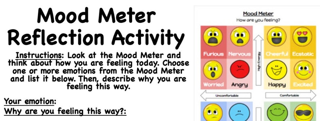 SEL: Mood Meter Check-in - Quick and Easy!! - Etsy