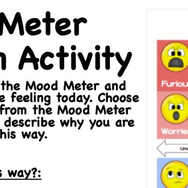 Mood Check in Poster - Etsy