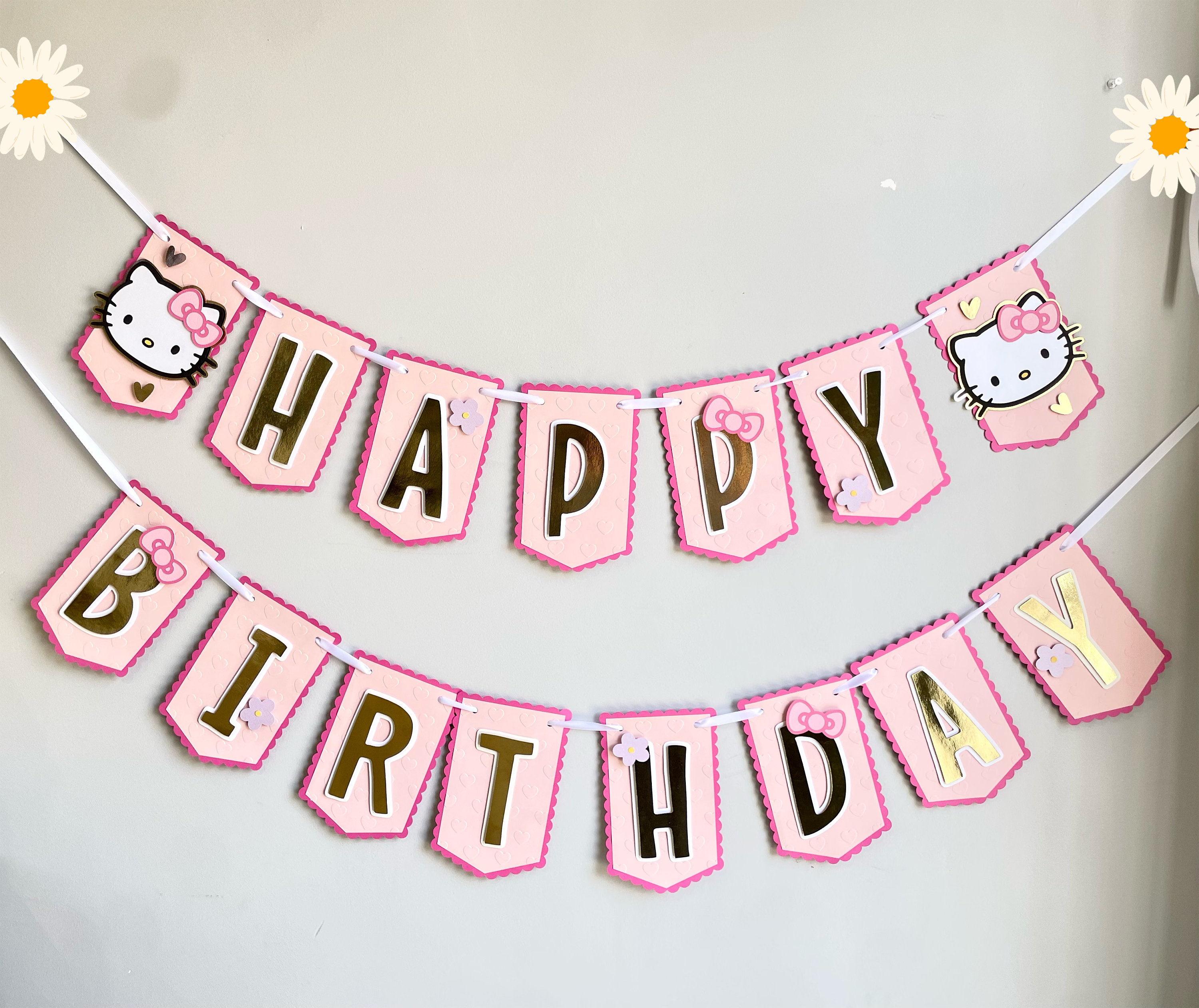 Hello Kitty Happy Birthday Banner