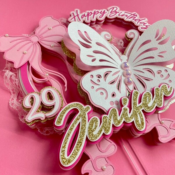 Butterfly Cake Topper - Etsy