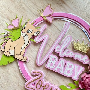 Girl Safari Cake Topper, Nala Safari Cake Topper - Etsy