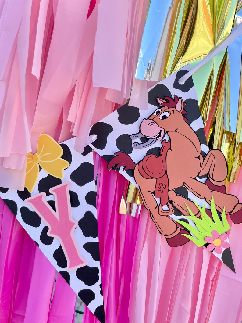 Jessie Cow Girl Name / Birthday Banner - Etsy