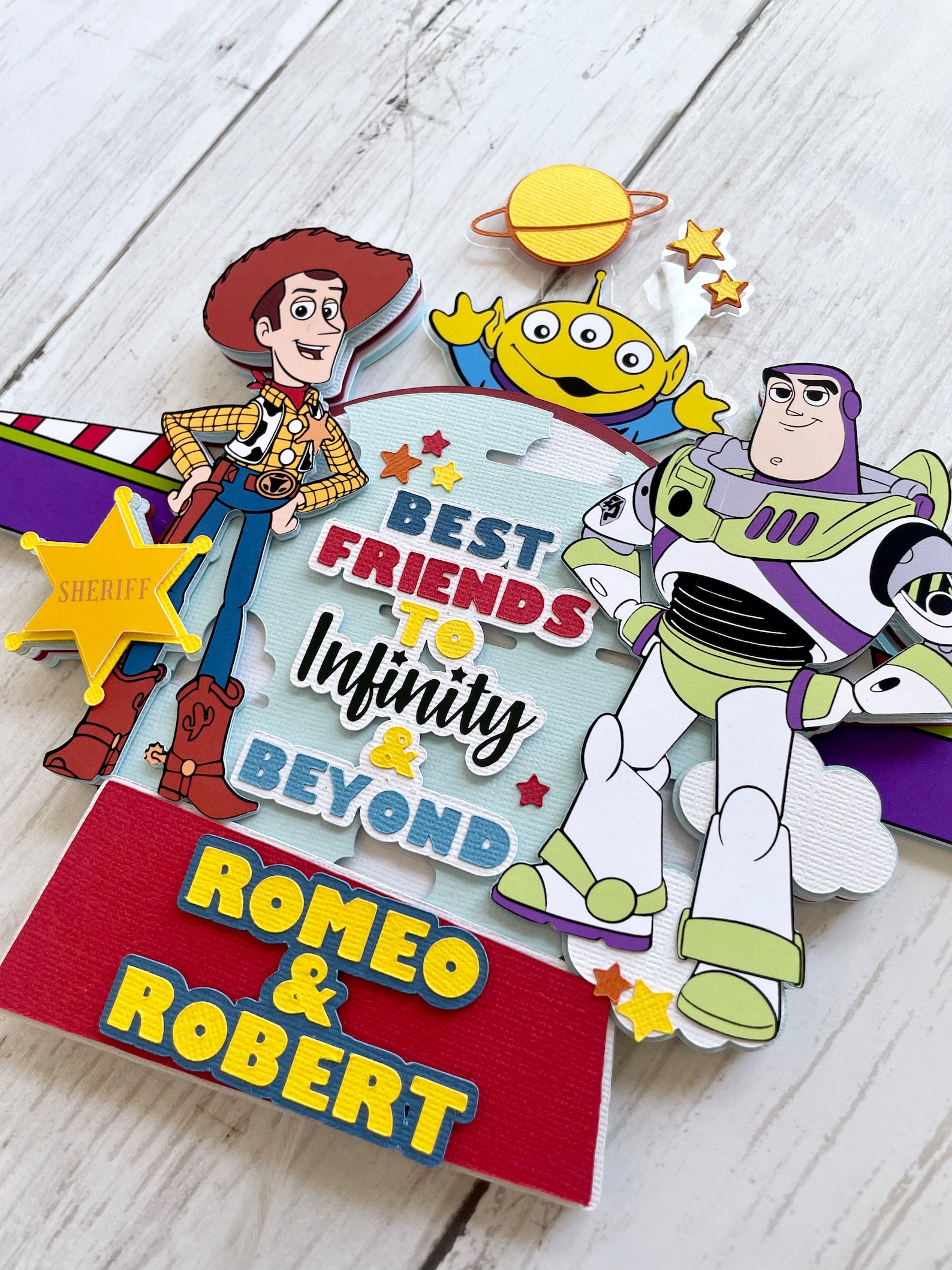 Toy Story Cake Topper Buzz Lightyear Cake Topper Woody and - Etsy