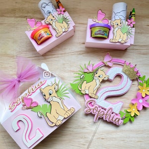 Girl Safari Cake Topper, Nala Safari Cake Topper - Etsy
