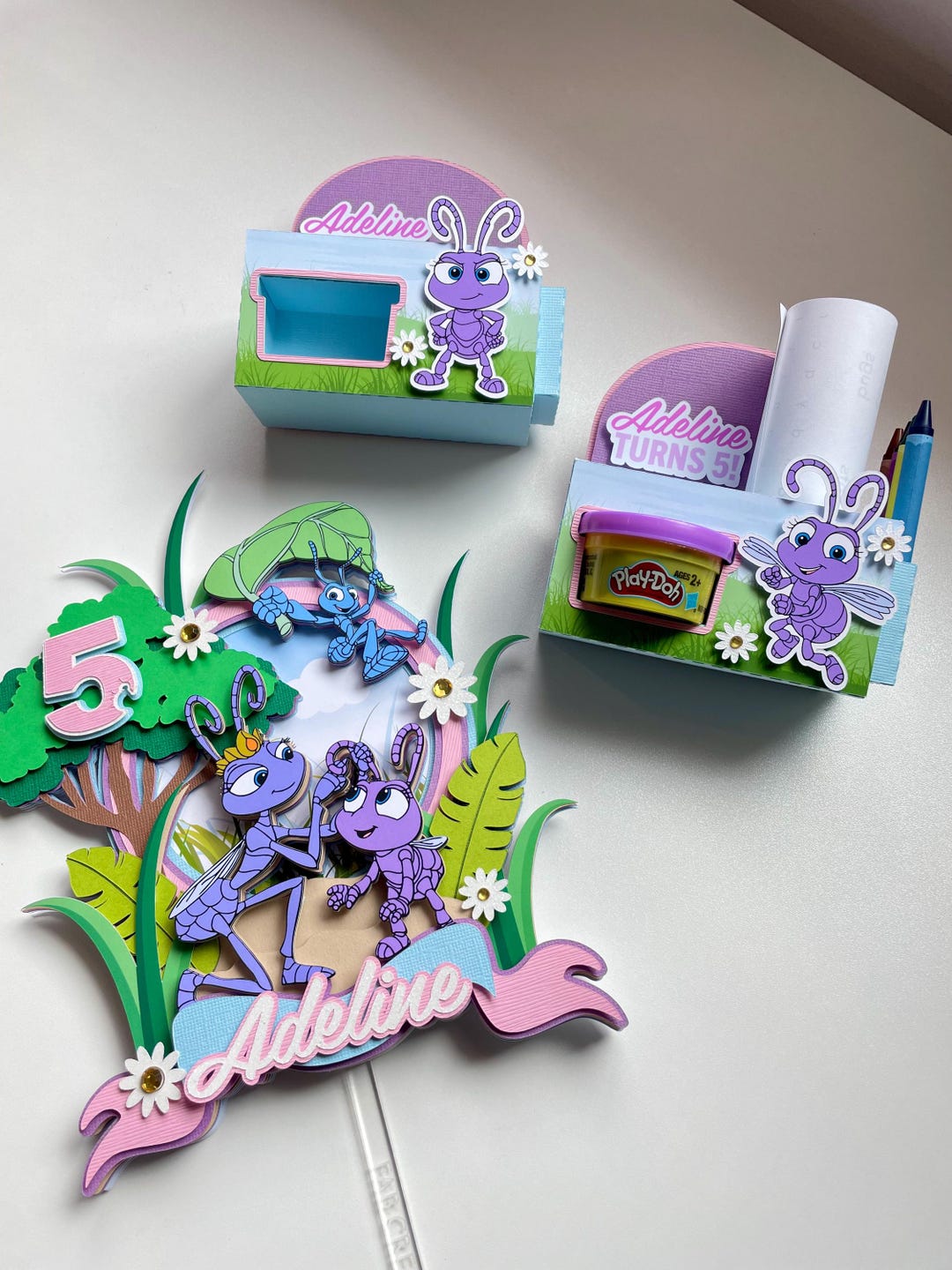 A Bug's Life Cake Topper, Ants Cake Topper, Bugs Theme Party Decor - Etsy