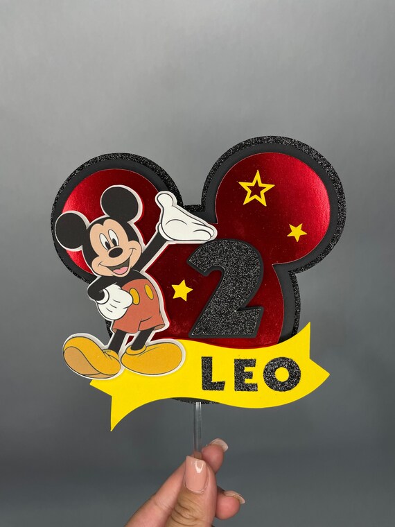 Mickey Mouse Cake Topper - Etsy