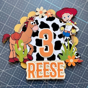 Jessie Cowgirl Cake Topper - Etsy