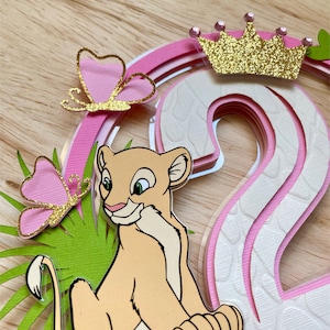 Girl Safari Cake Topper, Nala Safari Cake Topper - Etsy
