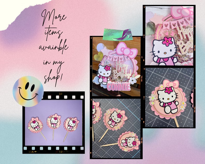 Custom Kitty Birthday Banner Kitty Birthday Decor - Etsy