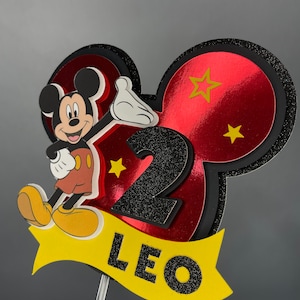 Mickey Mouse Cake Topper - Etsy