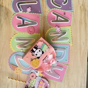 Panda Candy Land Party Decorations, Panda Gable Boxes, Panda Treat ...