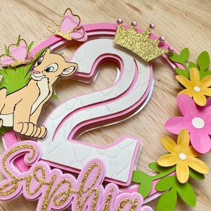 Girl Safari Cake Topper, Nala Safari Cake Topper - Etsy