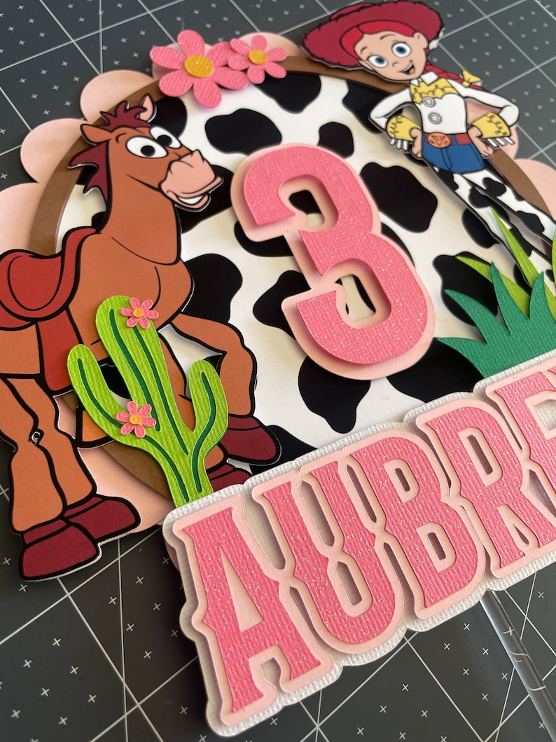 Jessie Cowgirl Cake Topper - Etsy