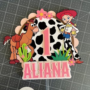 Jessie Cowgirl Cake Topper - Etsy