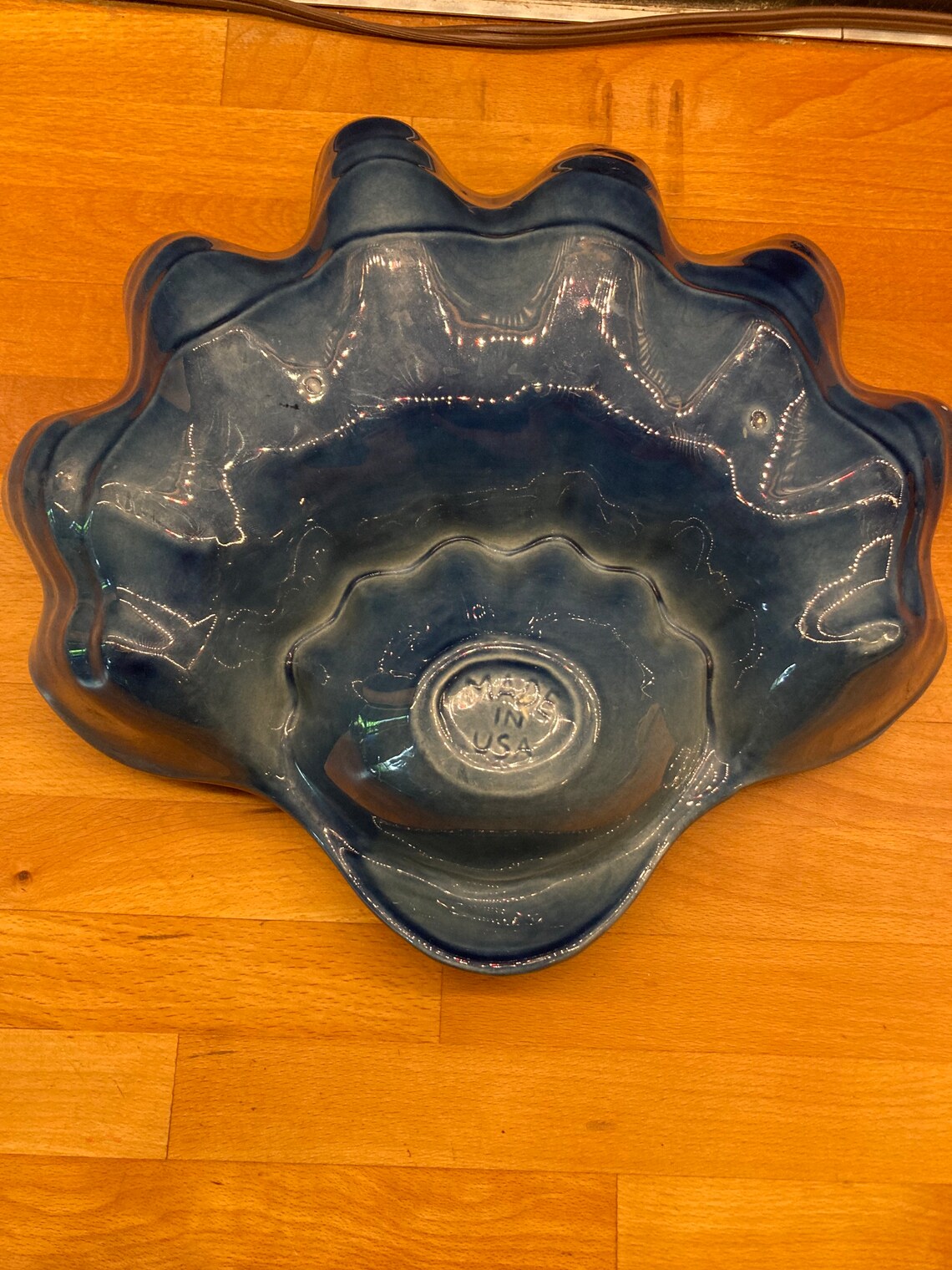California Pottery Shell Party Bowl - Etsy
