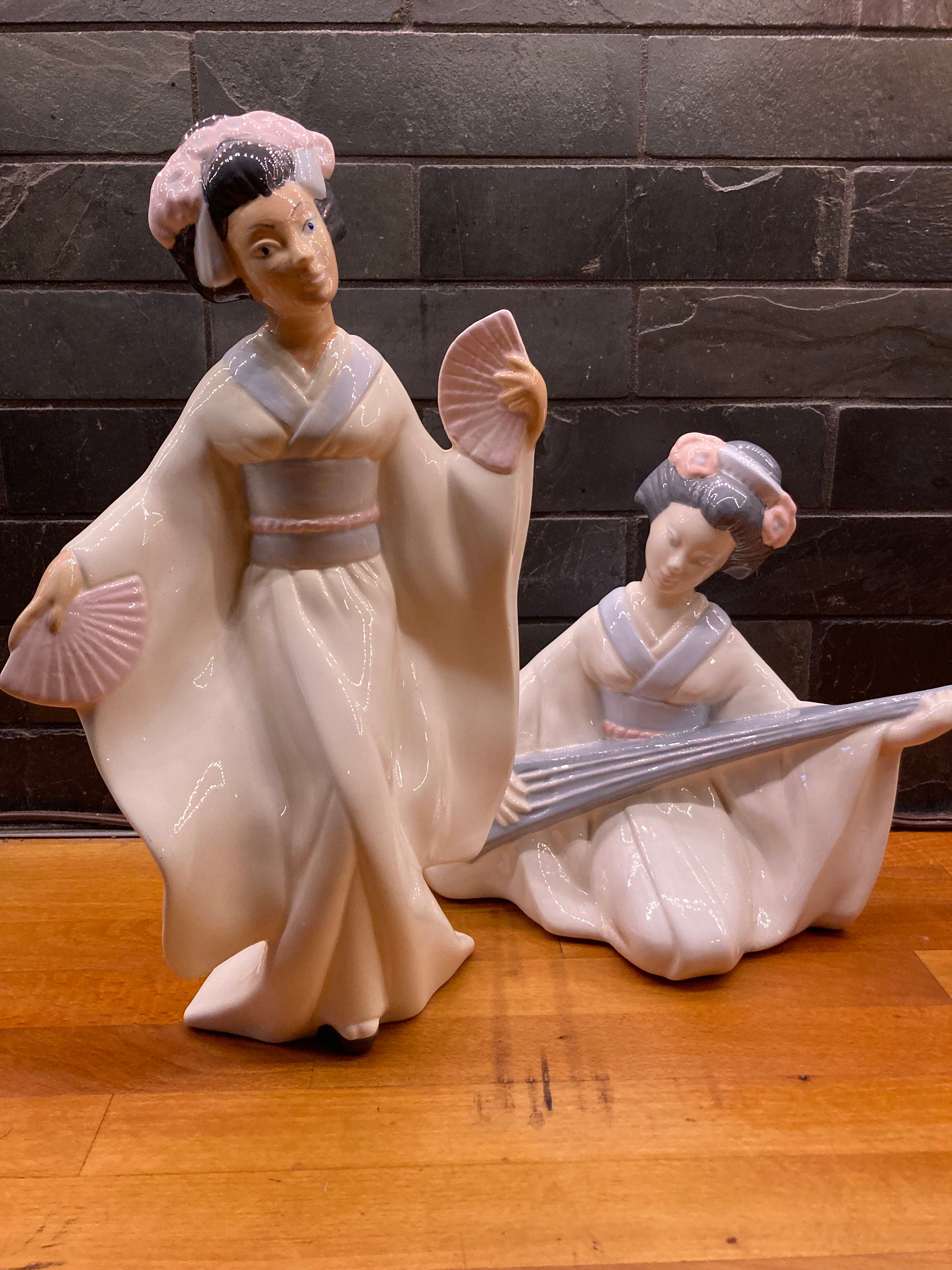 Rare Vintage Geisha Girl in Nao Design - Etsy